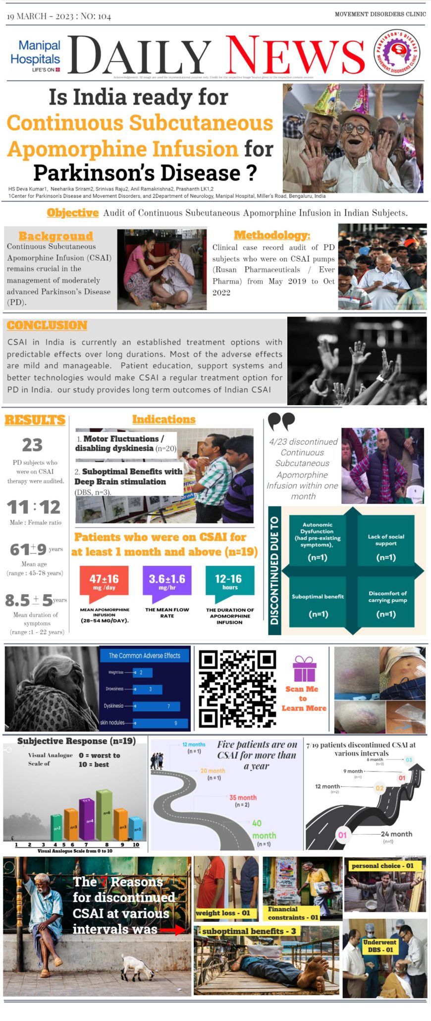 Is India Ready For Continuous Subcutaneous Apomorphine Infusion For Parkinsons Disease