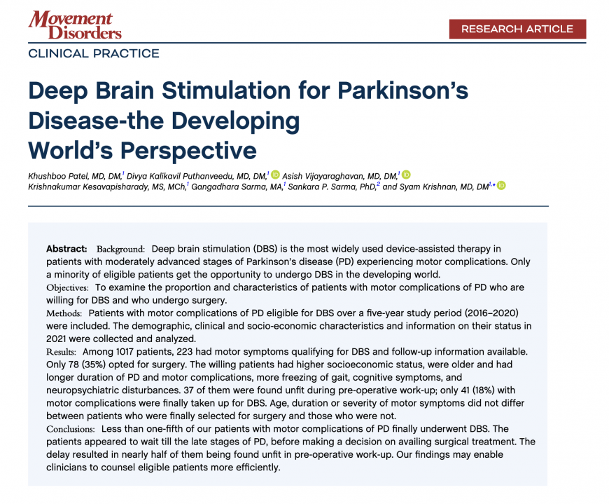 Navigating Choices: Factors Influencing Deep Brain Stimulation (DBS ...