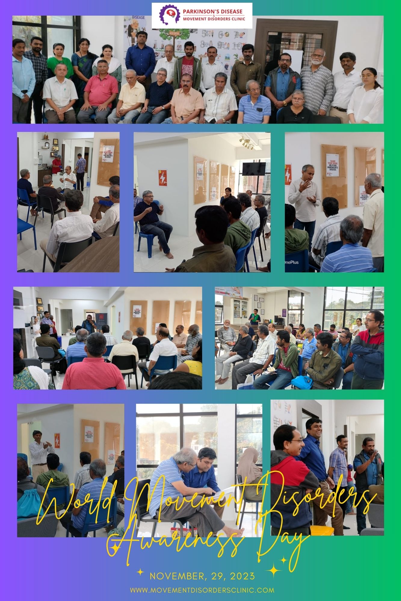 World Movement Disorders Day Awareness Program: Sharing Personal ...